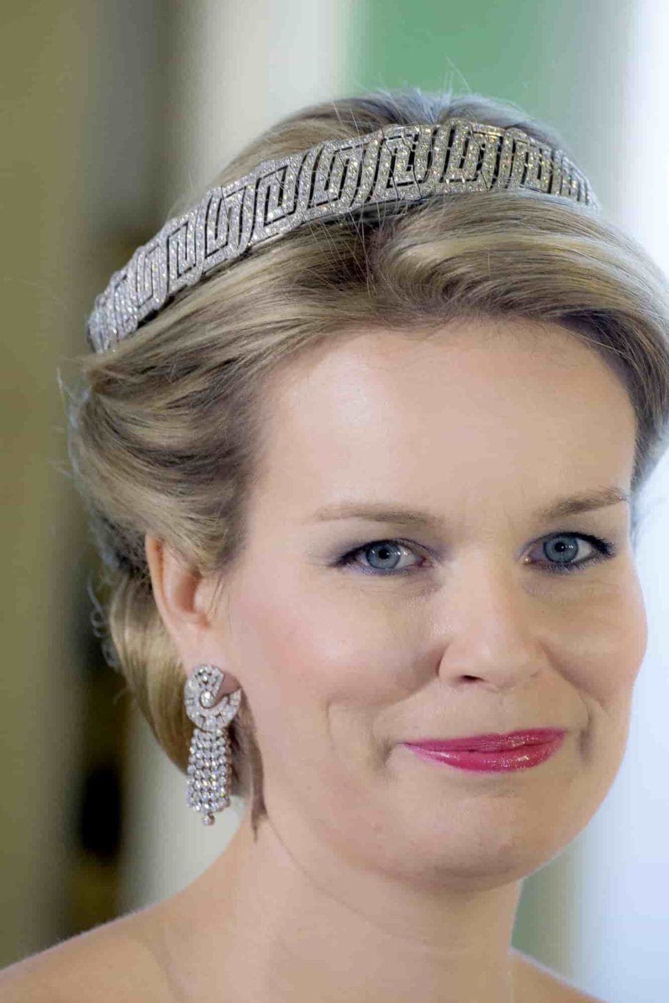 Le diadème des neuf Provinces porté par la Reine Mathilde